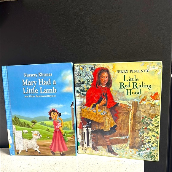 Toys | Childrens Storybook Set Mary Had A Little Lamb Little Red Riding ...